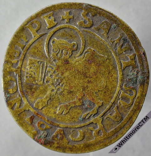 Jetton Nuremberg 27mm Lion Sant Marcus. Hans Schultes Nacn. Not in ...
