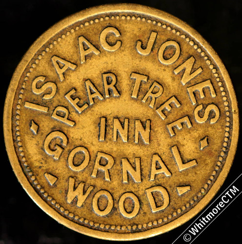 Gornal Wood Pub / Inn Token Pear Tree Inn W5778 1½D Isaac Jones | whitmore