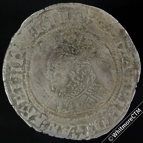 Groat Elizabeth I - 2nd issue MM Cross crosslet S2556 | whitmore