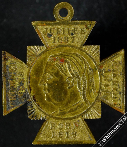 Advertising Token Falkirk 28mm W Campbell Assam Tea 2/4 per LB / 1887 ...