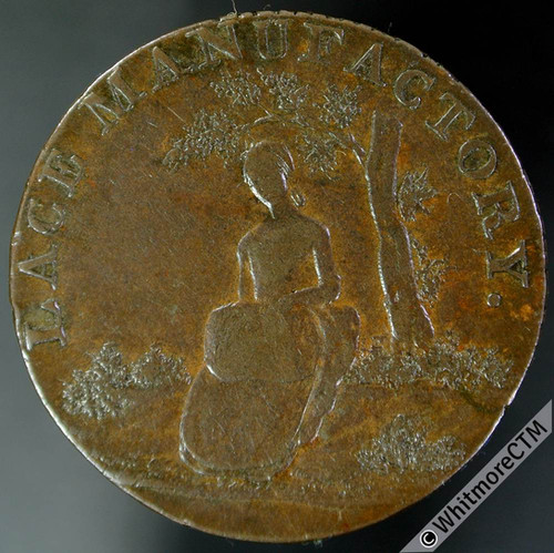 18th Century Halfpenny Token Leighton Buzzard 3a Goldsmith Baintree ...