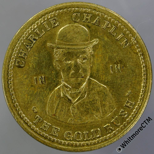 Manchester Cinema Token 26mm Charlie Chaplin in the Gold Rush - Brass ...