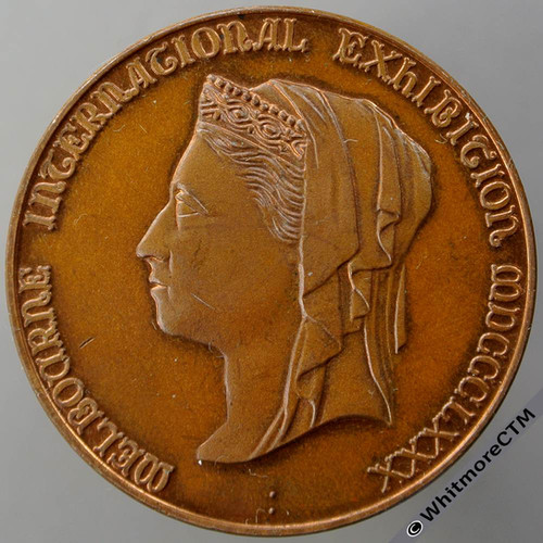 Australia Melbourne 1980 International Exhibition Medal 38mm By Stokes ...