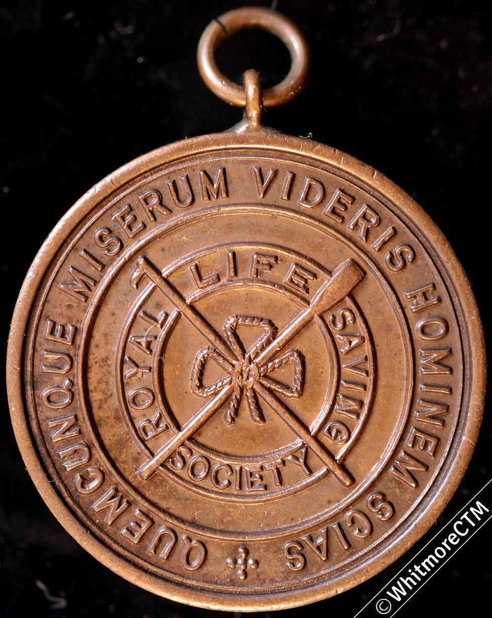 1939 Royal Life Saving Society Medal 33mm Bronze with suspender | whitmore 1939 Royal Life Saving Society Medal 33mm Bronze with suspender | whitmore