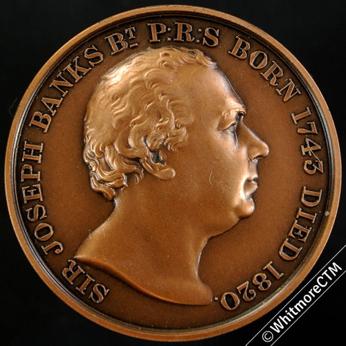 Kew 1946 RHS Sir Joseph Banks Medal 38mm B1041 Engraved details | whitmore