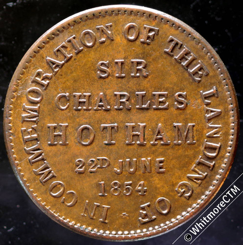 Australia Melbourne Halfpenny 1854 James Nokes - Grocer "Sir Charles ...