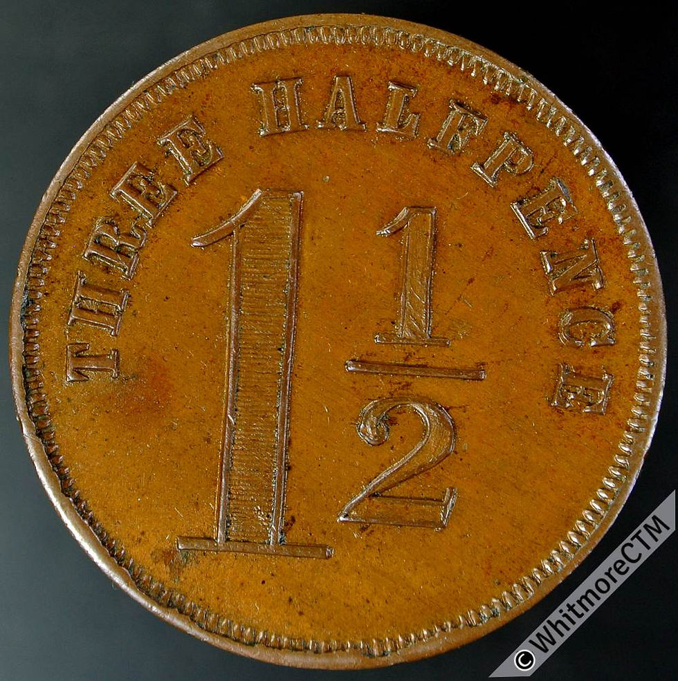 Inn / Pub refreshment tokens | UK | Whitmore Coins Tokens and Medals 3/9