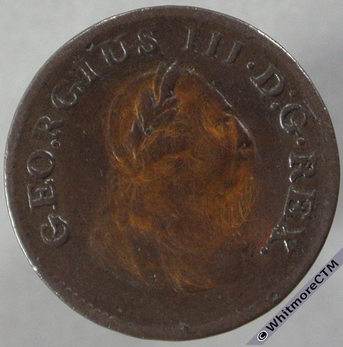 1806 Ireland under English Rule Farthing George III | whitmore
