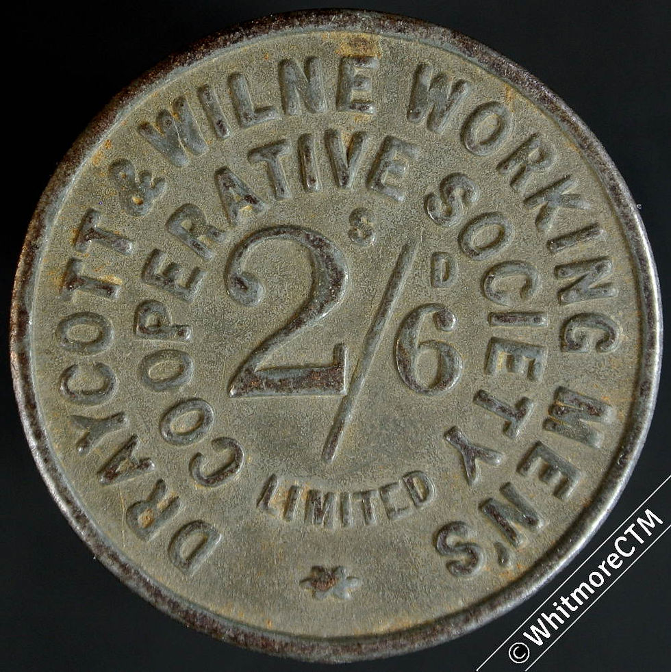 Co-Op Tokens | UK | Whitmore coins Tokens and Medals