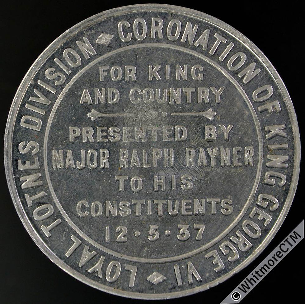 British Royal Coronation Medals | UK | Whitmore Coins Tokens and Medal 3/9