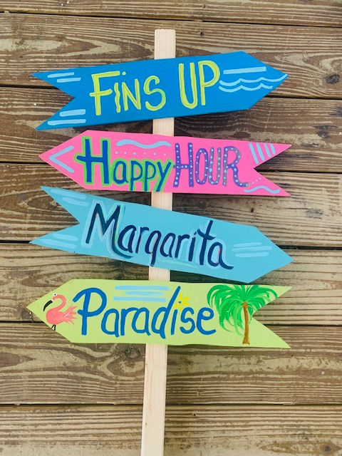 Keysie Directional Arrows Paint Party | starfishdesignsfl