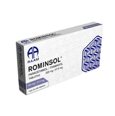 PARACETAMOL/TRAMADOL(ROMINSOL)325MG/37.5MG C/20TAB | JMP