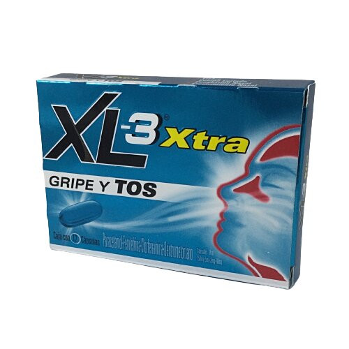 XL-3 EXTRA GRIPA Y TOS C/12 CAPS. | JMP