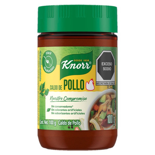 KNORR SUIZA CALDO DE POLLO (FRASCO PET) 100 G | JMP