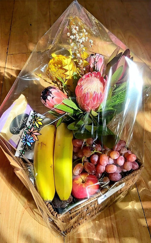 Fruit, Chocs & Natives | Butterflies Florist