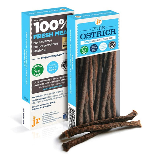 Pure Ostrich Sticks 50g | Muddy Paws Boutique