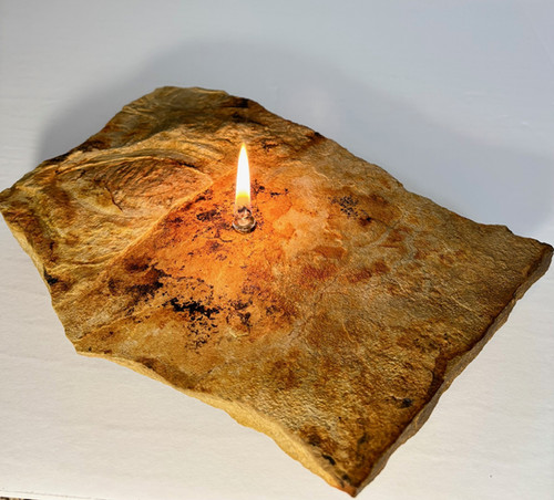 Flagstone Oil Burning Candle | Light of Mine Rock Candles