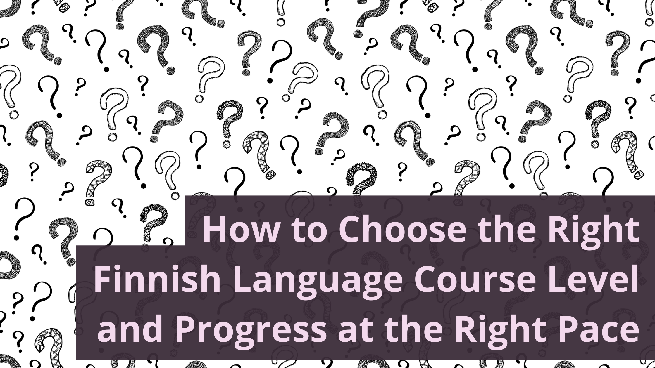 How to Choose the Right Finnish Language Course Level