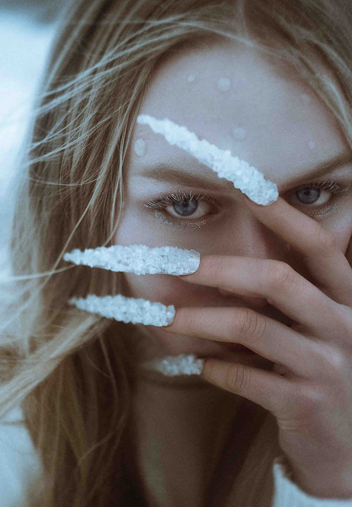 Girl in ice