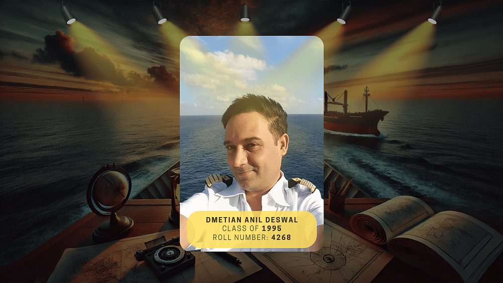 Dmetian Anil Deswal: A Mariner Who Rules The Sea, The Pen, The Paper ...