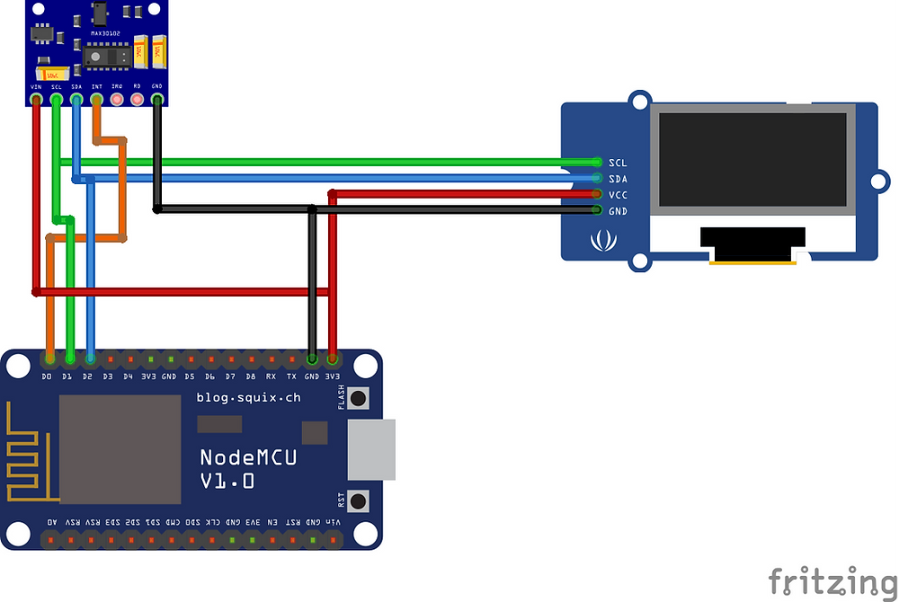 ESP8266 Pulse Oximeter Blynk BPM SpO2