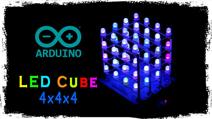 Arduino LED Cube (4x4x4)