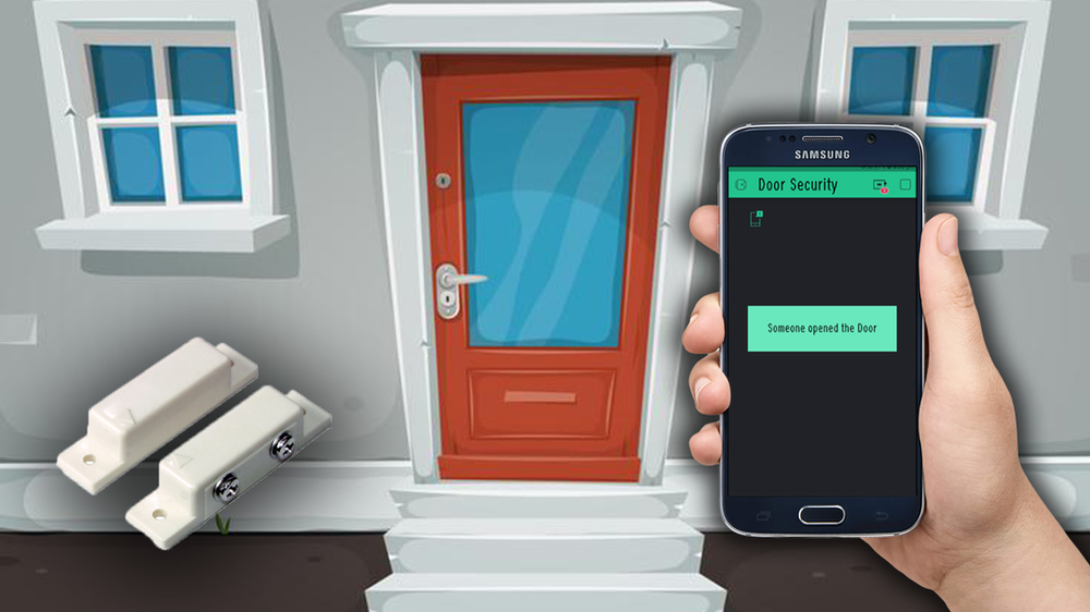 NODEMCU ESP8266 Door / Window Security Notification System | Blynk NODEMCU ESP8266 Door / Window Security Notification System | Blynk