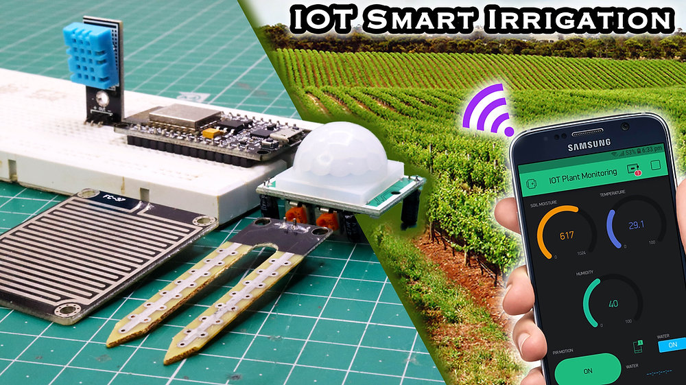 Esp8266 Smart Irrigation System Blynk