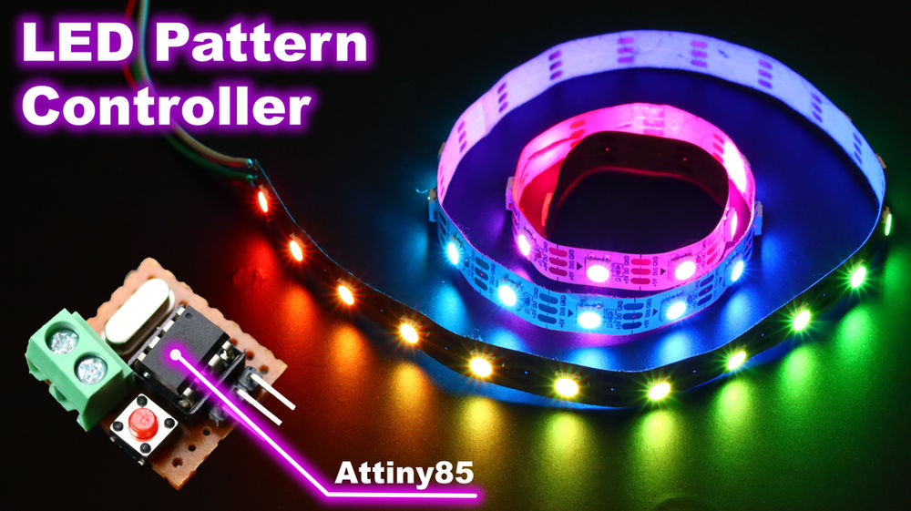 WS2812B LED Pattern Attiny85 Arduino WS2812B LED Pattern Attiny85 Arduino