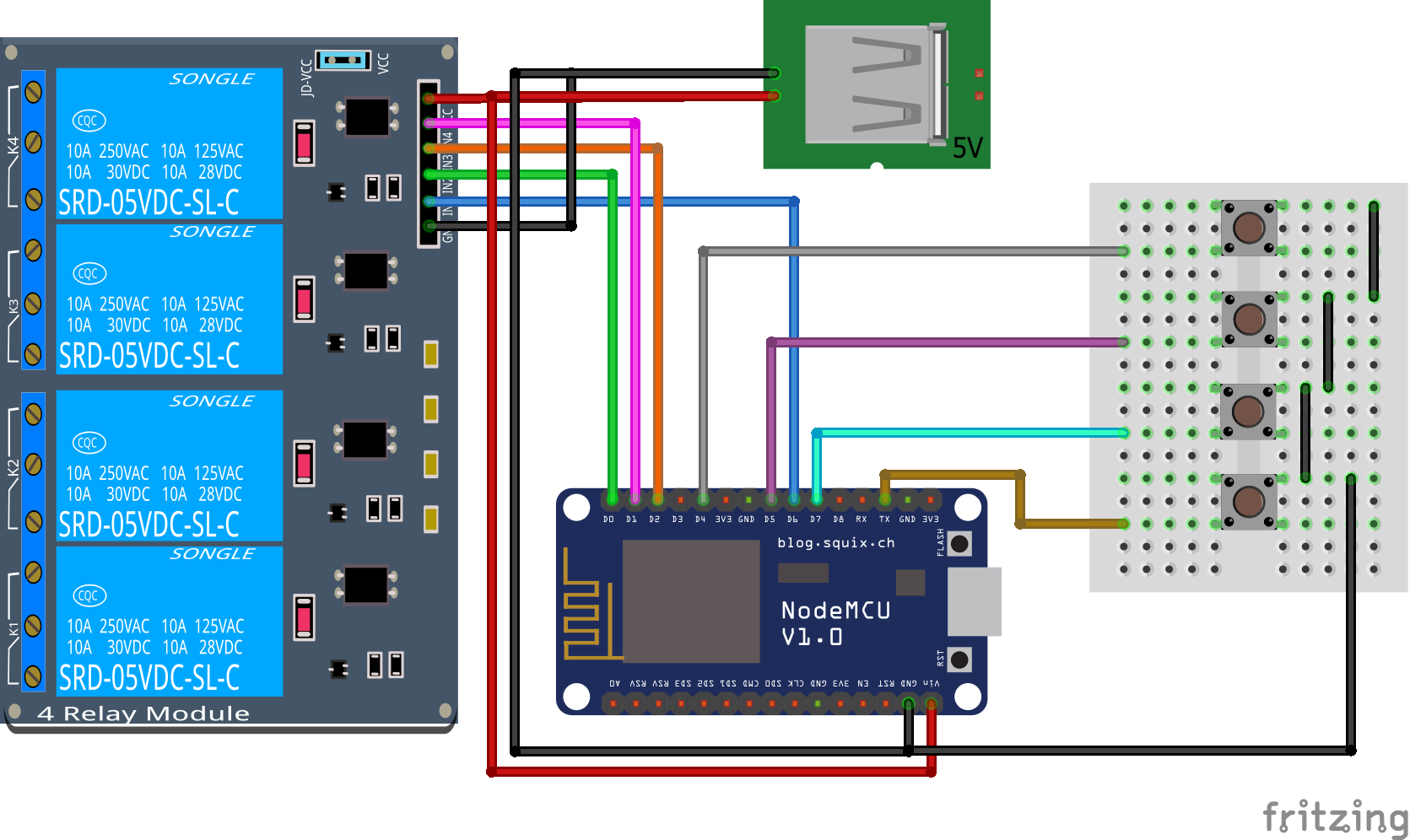 Blynk Home Automation Physical Button Feedback Status