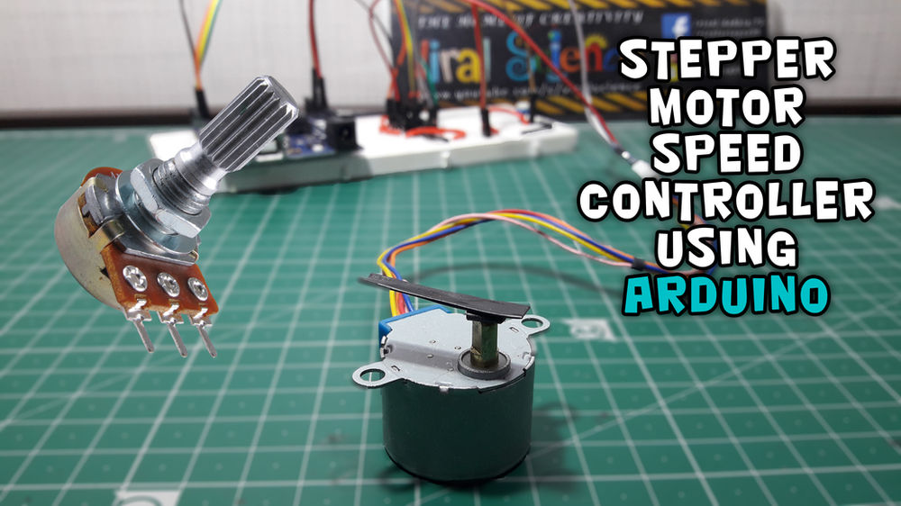 Arduino Stepper Motor Speed Controller using Potentiometer
