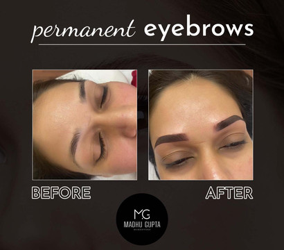 Microblading Permanent Eyebrows Service in Gurgaon | MG Makeovers