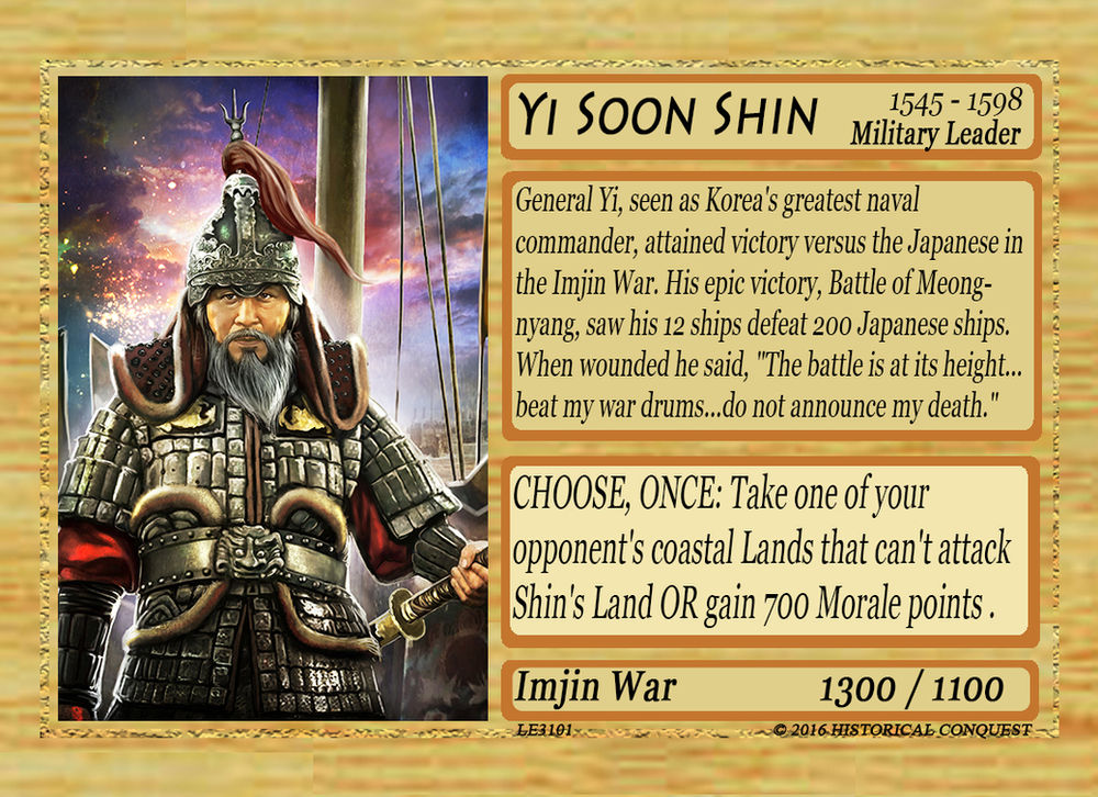 The Awesome Admiral: Yi Soon Shin: 1545-1598