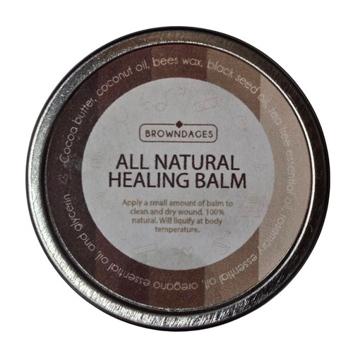 Browndages Healing Balm (All Natural) Soothing Wound Removal Scar