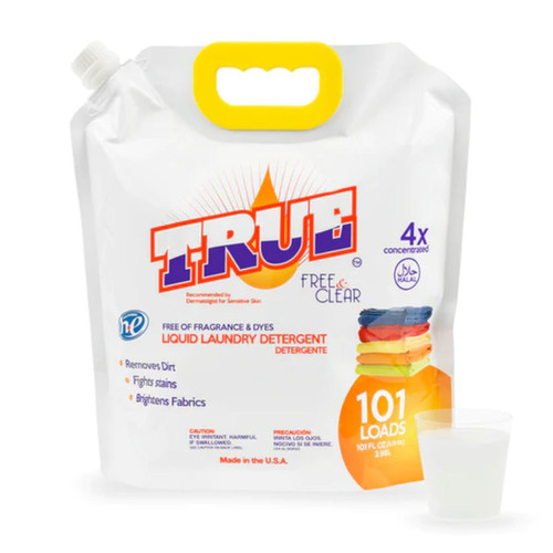 True Free & Clear Laundry Detergent for Sensitive Skin, Home Care, Kitchen
