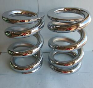 Chrome 2 3/4 Ton Pre Cut Coils (Pair) | Sun State Customs