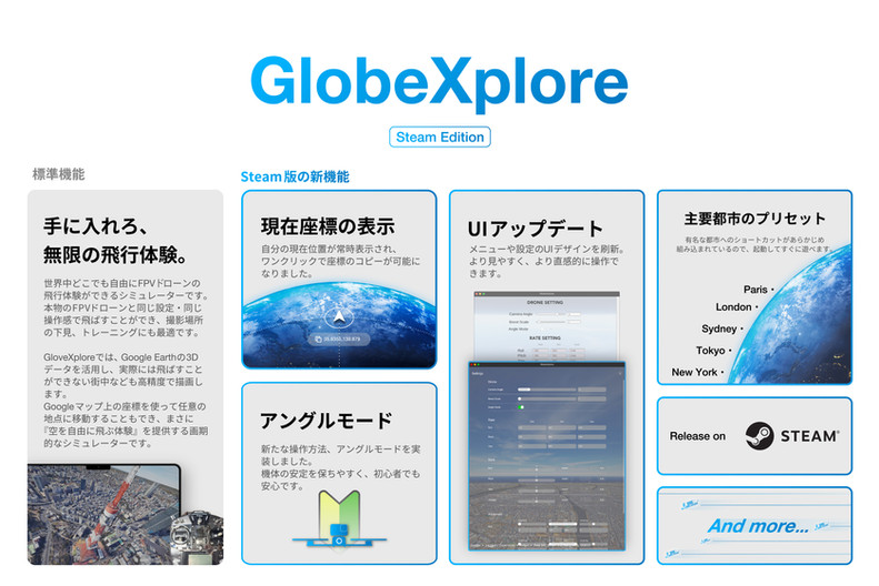 Steam版 GlobeXplore をリリース | 株式会社ozora