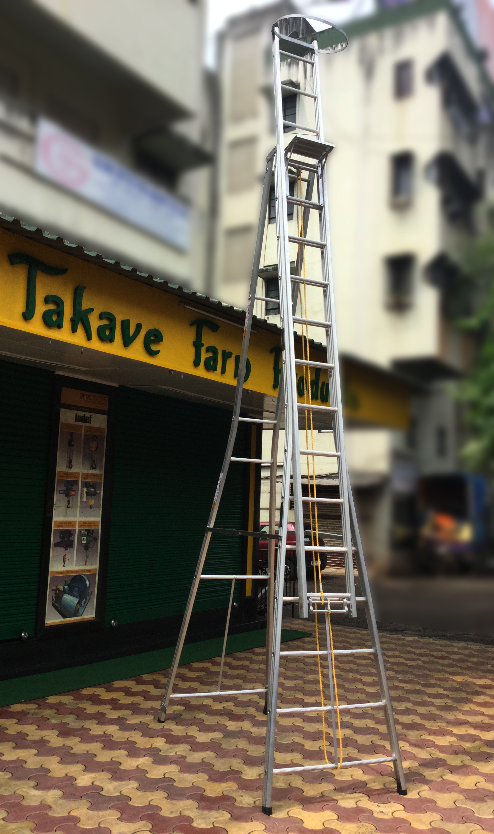 TACKLERS | LADDERS FOR INDUSTRIAL USE | SELF SUPPORTING EX LADDER