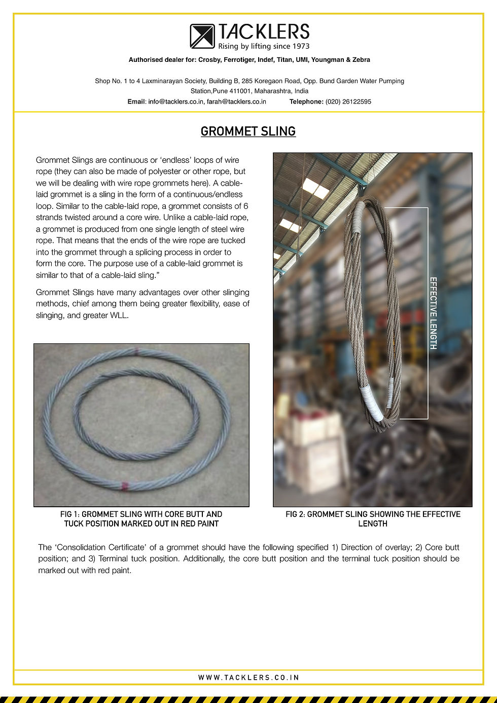 GROMMET SLINGS | tacklers