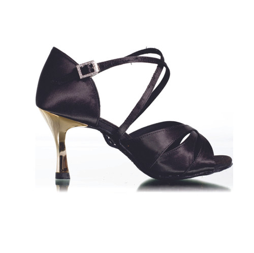 BD Dance Professional Latin Salsa Shoes - Black | women-tango-shoes