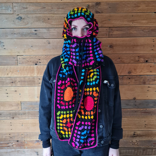 Space Cowboy Scarf Set crochet pattern | Manatee Squares