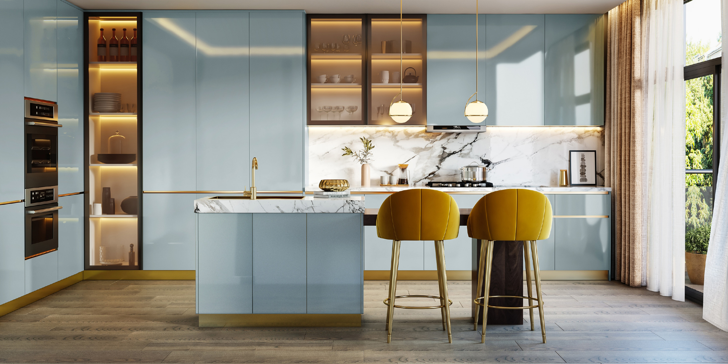 Acrylic Finish for your Kitchens and Wardrobes by Casantro