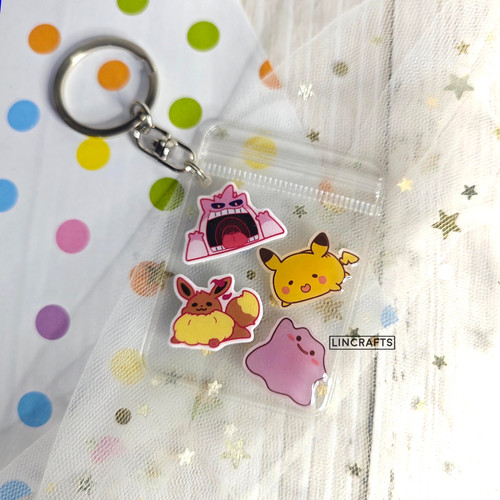 Pokemon: Customisable Refillable Shaker Charm | Lincrafts