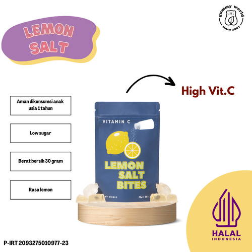 Vitamin Gummy (Lemon Salt) | Bites