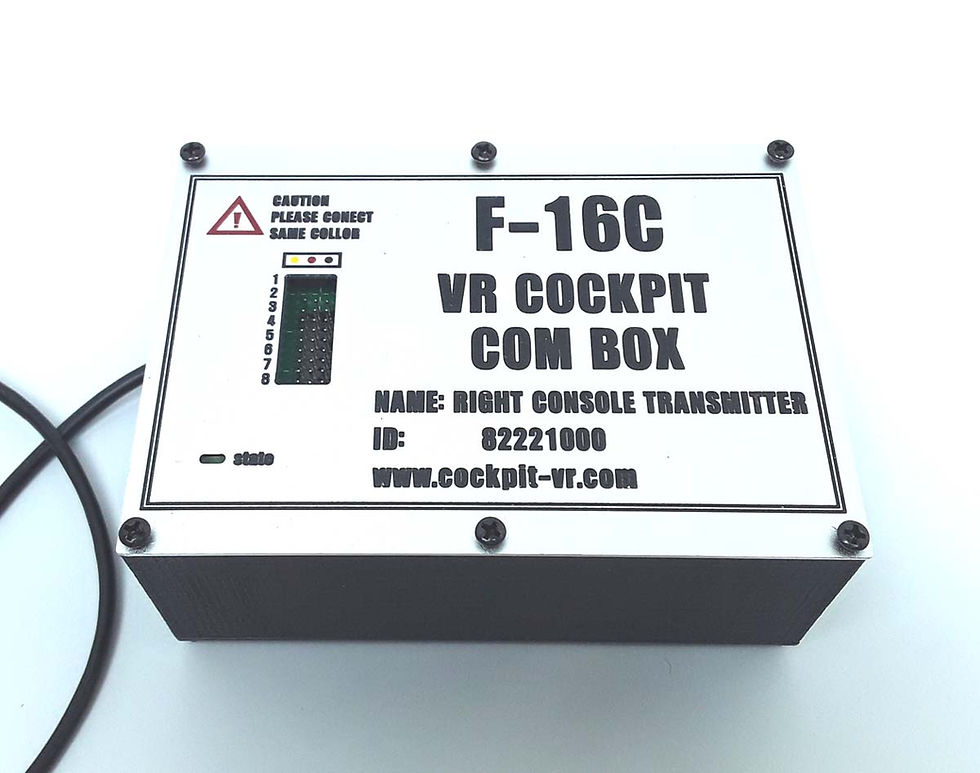 F-16C Right Console Transmitter | Cockpit-VR