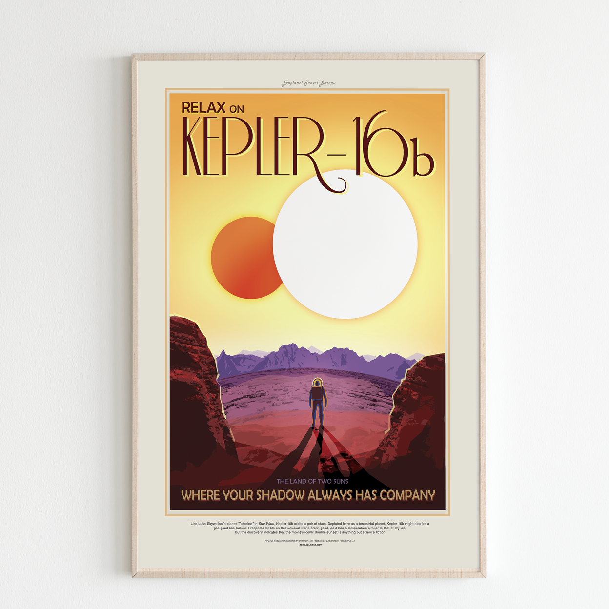 Kepler-16b : Two Suns