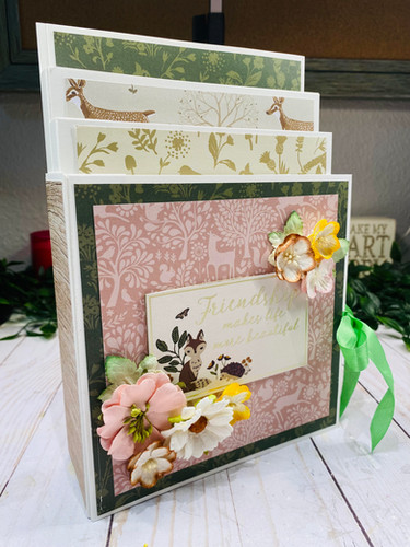 Cascading Mini Album Cutting Guide | Mysite