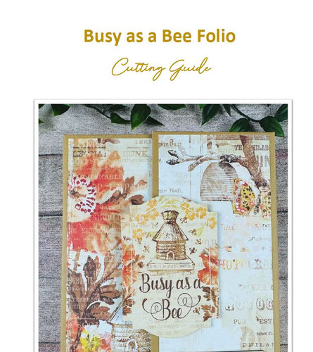 Busy as a Bee - Recipe Folio Cutting Guide | Mysite