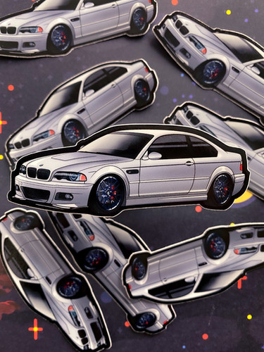 BMW e46 M3 Sticker | Parked Projekt