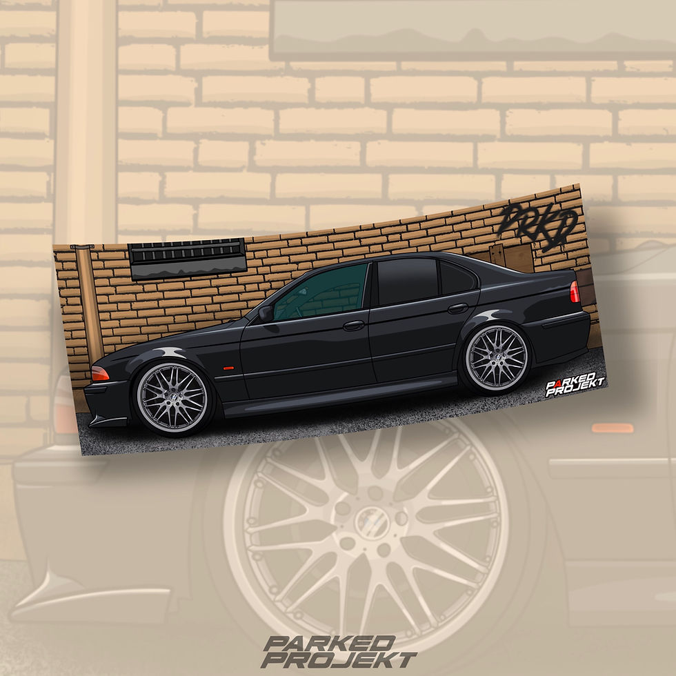 BMW e39 Slap Sticker | Parked Projekt